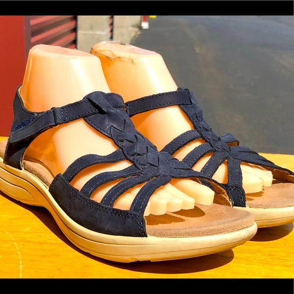 hotter | Shoes | Hotter Jenna Womens Black Leather Ankle Strap Sandals ...